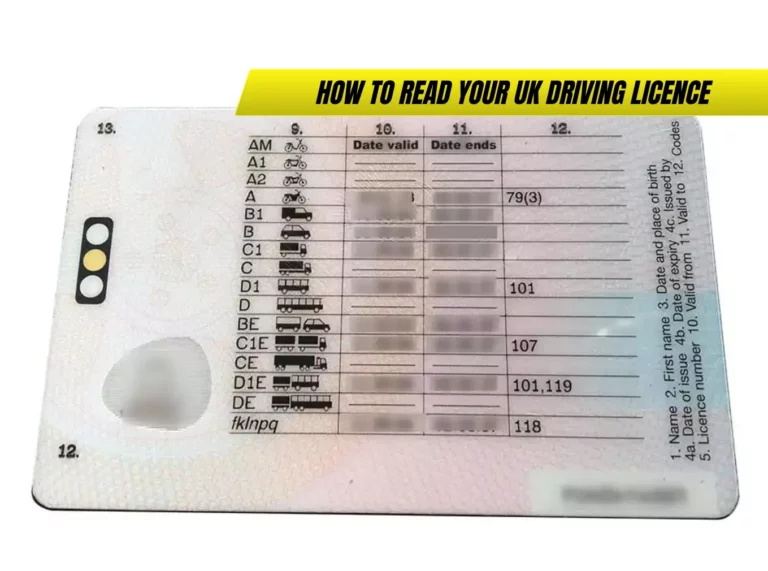 How to Read Your UK Driving Licence: Complete Manual to Categories ...